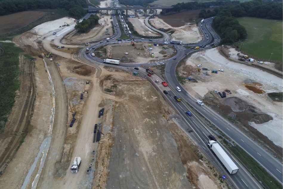 Graham hits earthworks milestone on M2 junction improvement scheme ...