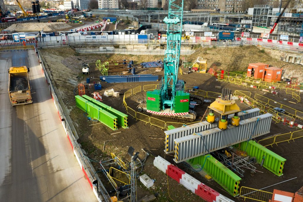 HS2 Euston station prepped for piling with ‘groundbreaking’ load ...