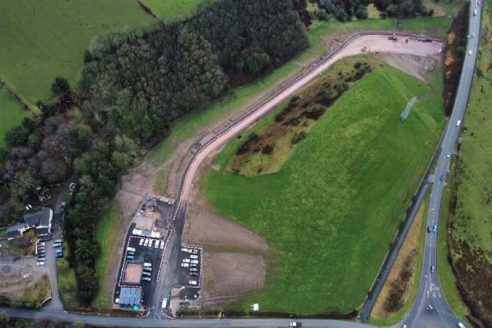 Embankment stabilisation work underway to improve Cumbria road | Ground ...