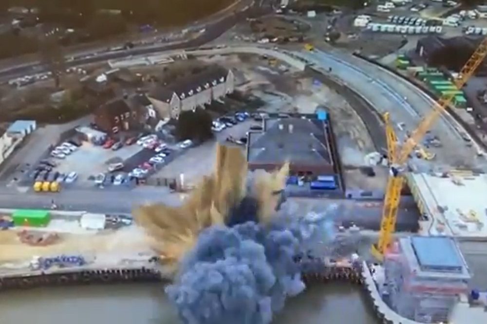 WW2 bomb explodes at Great Yarmouth's new river crossing site | Ground ...