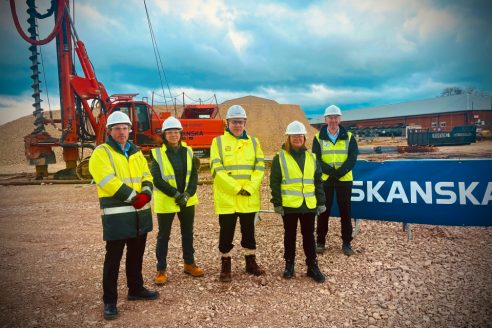 Skanska makes piling progress on multi-million-pound MoD fleet storage ...