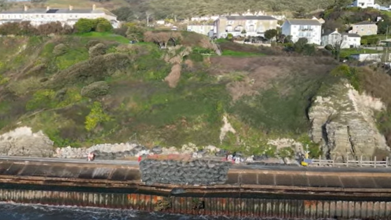 Emergency stabilisation completed on partially collapsed Isle of Wight ...