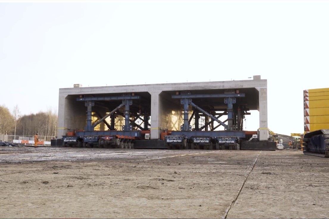 Network Rail completes move of 5,000t Ravenscraig rail bridge | Ground ...