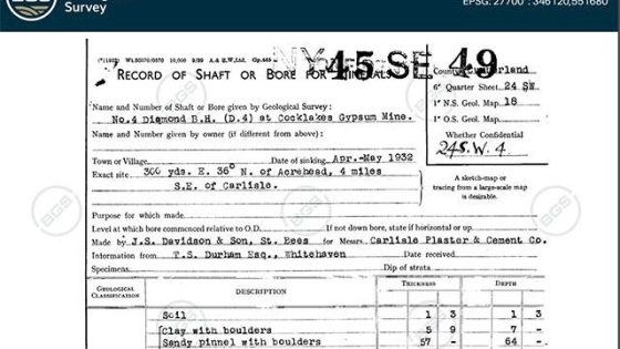 British Geological Survey improves borehole data access | Ground ...