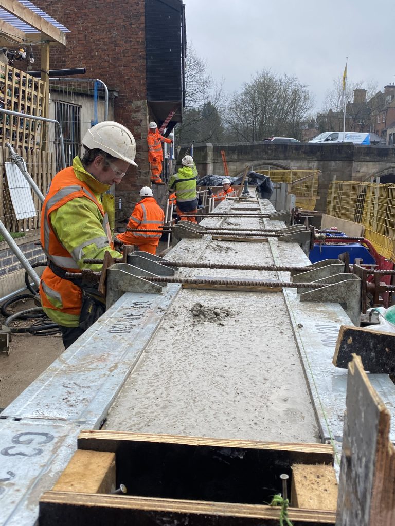 Matlock flood wall complete as piling challenges push project costs to £10M | Ground Engineering