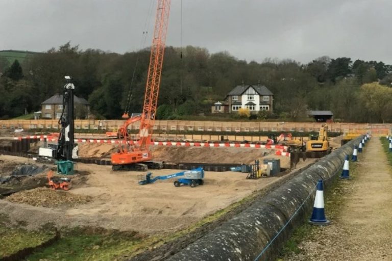 Toddbrook Reservoir project hits key piling milestone | Ground Engineering