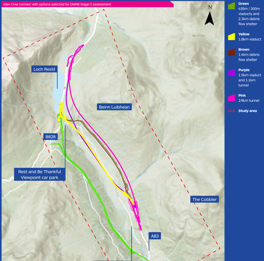 A83 Rest and Be Thankful: Debris flow shelter chosen as long term fix ...