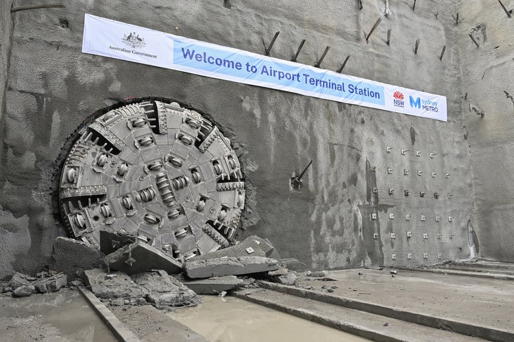 First TBM breakthrough on Sydney Metro airport line | Ground Engineering