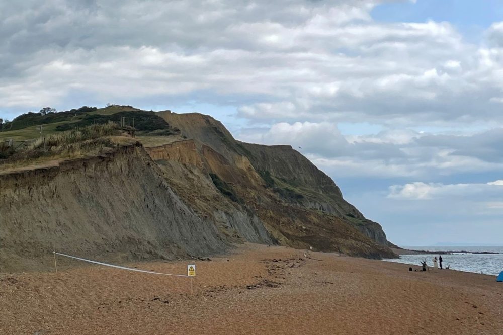 Jurassic Coast: Another landslide hits Seatown, leaving cliffs ...
