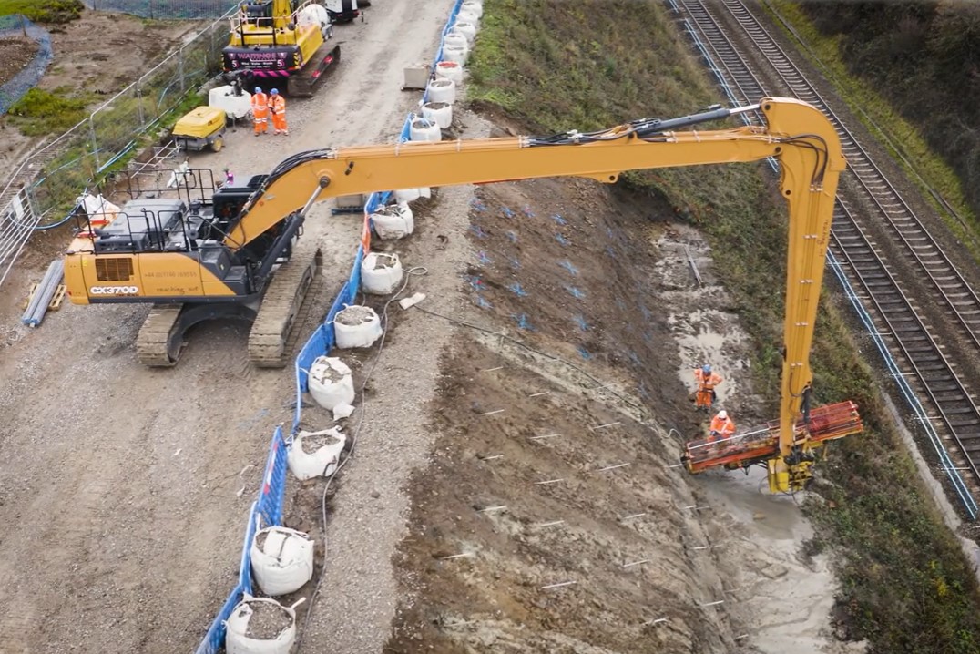 Keller stabilises cutting for railway upgrade in Derbyshire | Ground ...