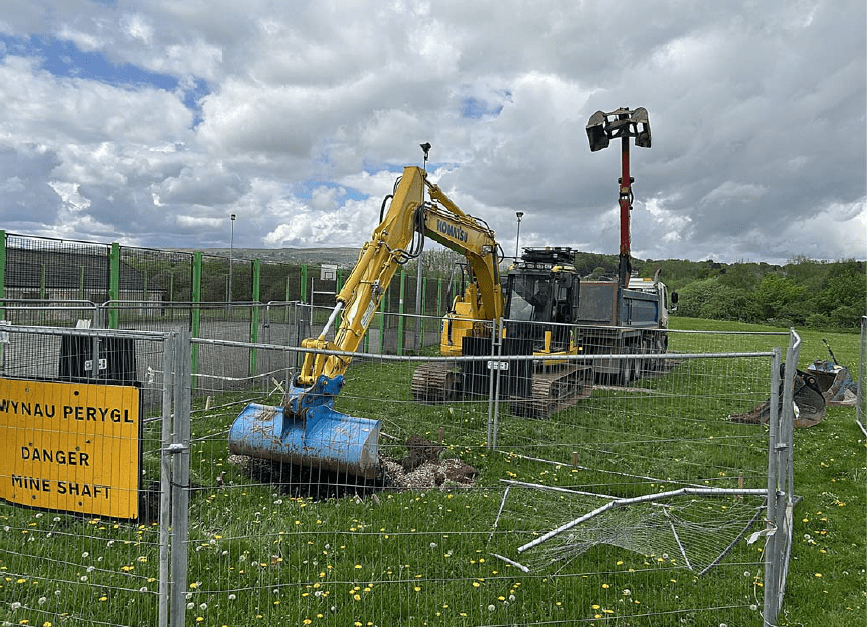 Welsh mine shaft that collapsed is 110m deep, investigation finds ...