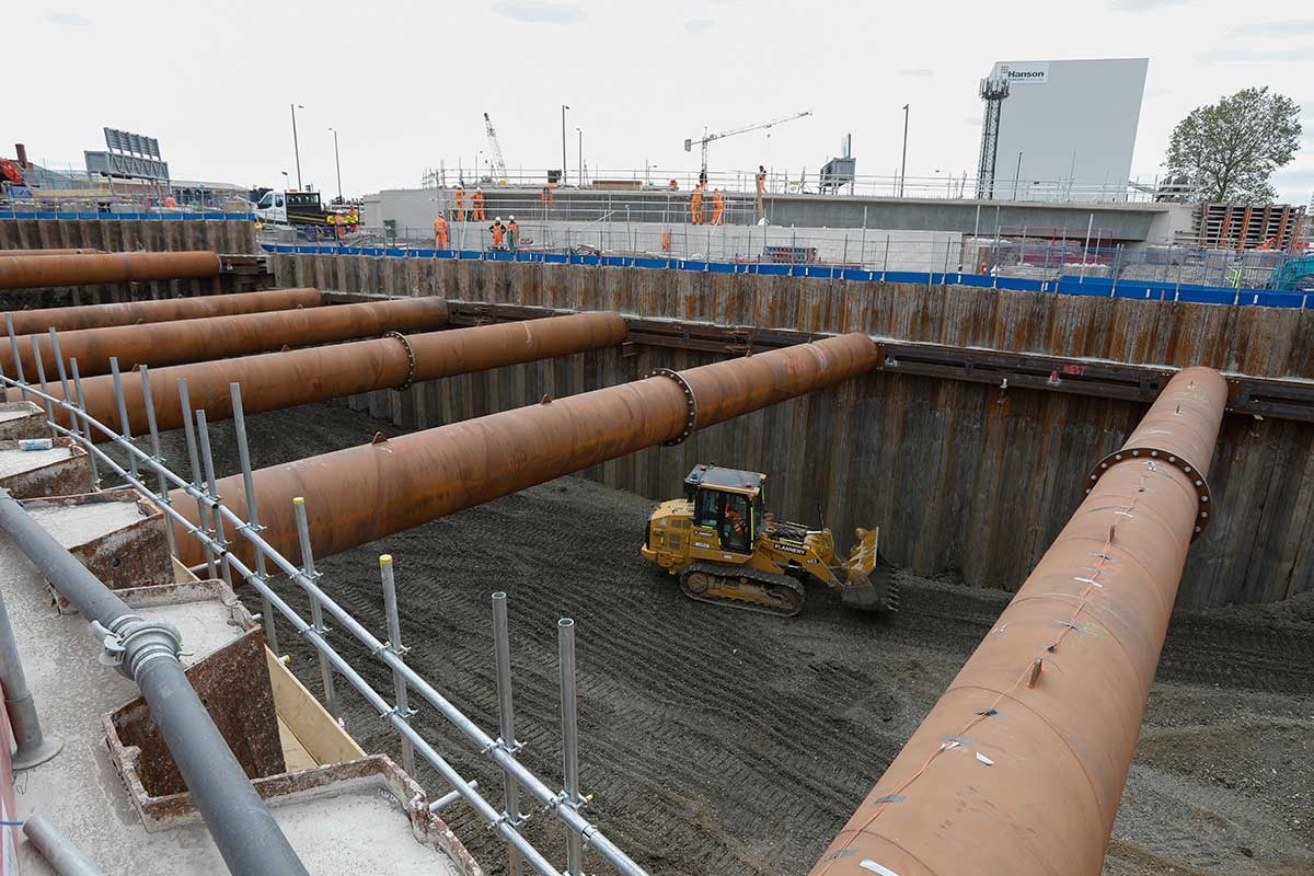 Silvertown Tunnel cut and cover sections progress | Ground Engineering