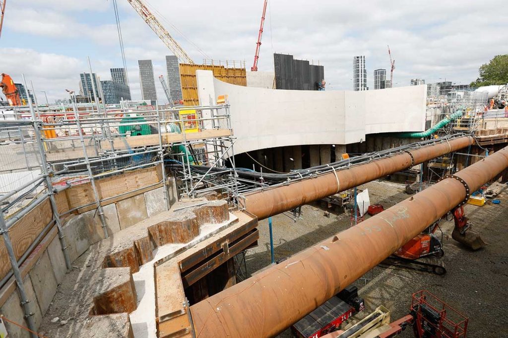 Silvertown Tunnel cut and cover sections progress | Ground Engineering (GE)