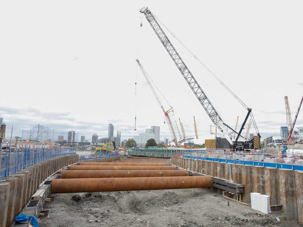 Silvertown Tunnel cut and cover sections progress | Ground Engineering