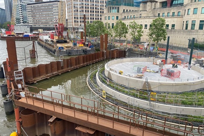 Cofferdams removed from Tideway sites | Ground Engineering