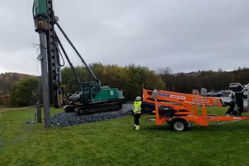 First pre-cast driven energy piles installed in Norway | Ground Engineering