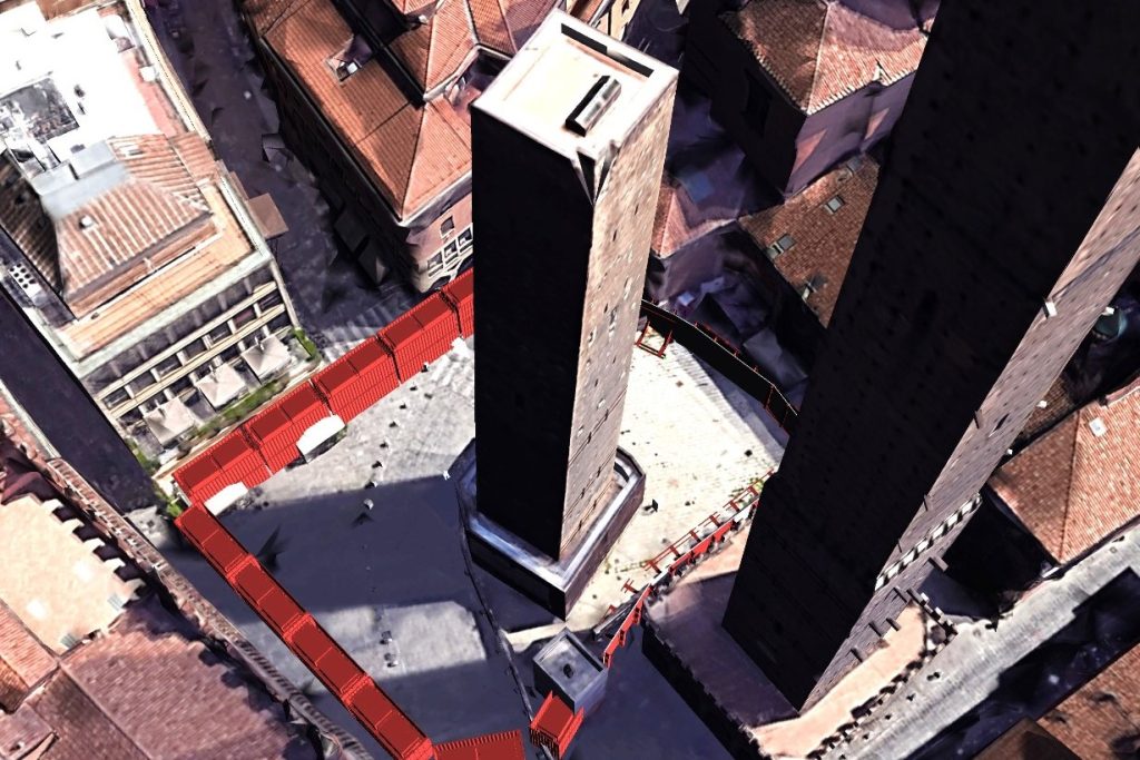 Council builds £3.7M containment structure around ‘leaning’ Bologna ...