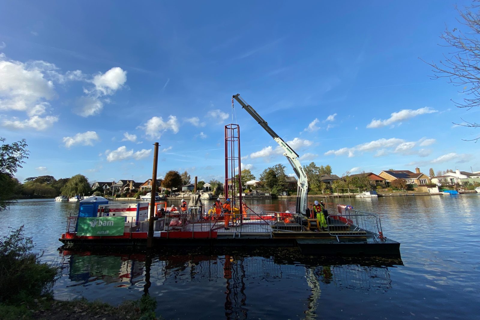 Flood defences: Ground investigations and monitoring progress on River ...