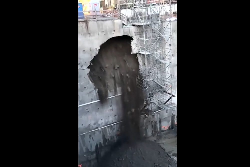 Repairs underway on collapsed retaining wall at BC construction site ...