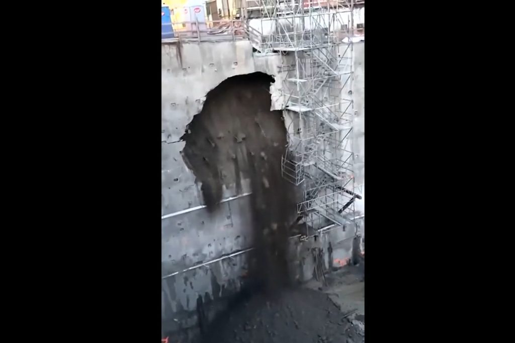 Repairs underway on collapsed retaining wall at BC construction site ...