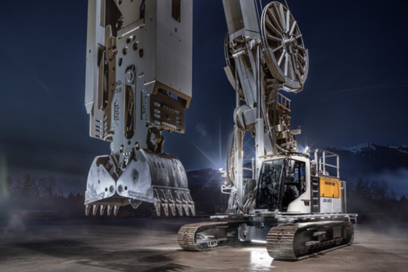 Liebherr launches compact carrier machine for slurry wall construction ...