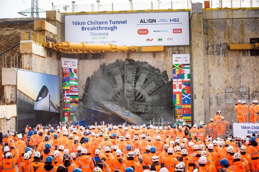 TBM breaks through on HS2’s longest tunnel following sinkhole and ...