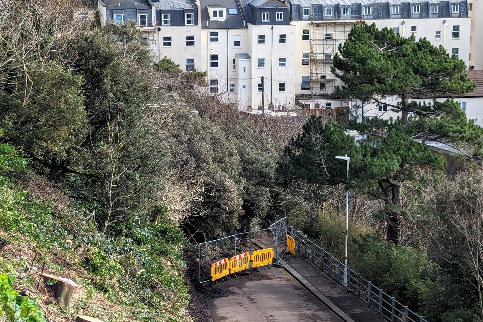 Cracked road at Folkestone Warren suggests landslide ‘reactivated ...
