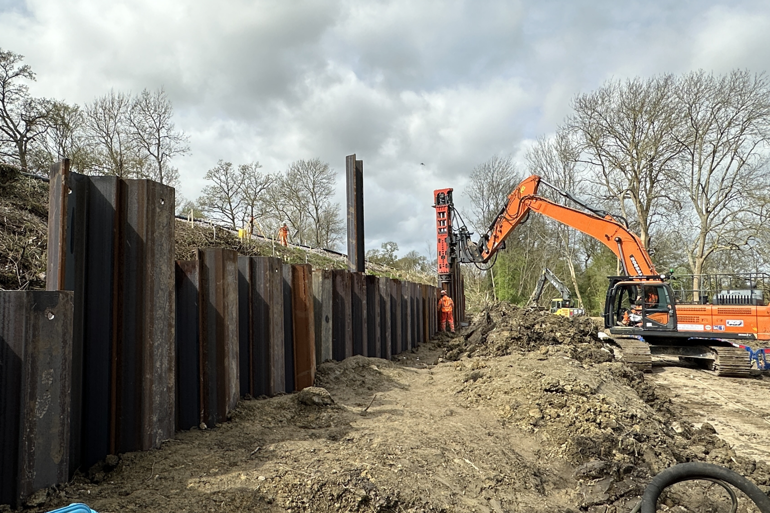 Stabilisation underway on Kent rail embankment vulnerable to landslides ...