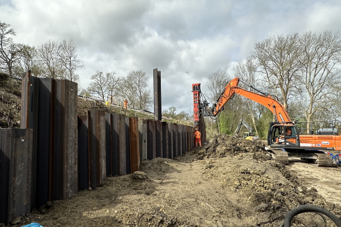 Sheet piling completed for Kent rail embankment repairs | Ground ...