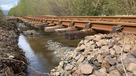 North Wales railway washout fixed within four days | Ground Engineering