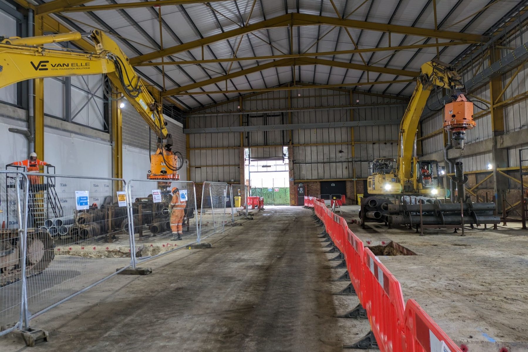 Van Elle subsidiary completes UK's largest indoor helical piling ...