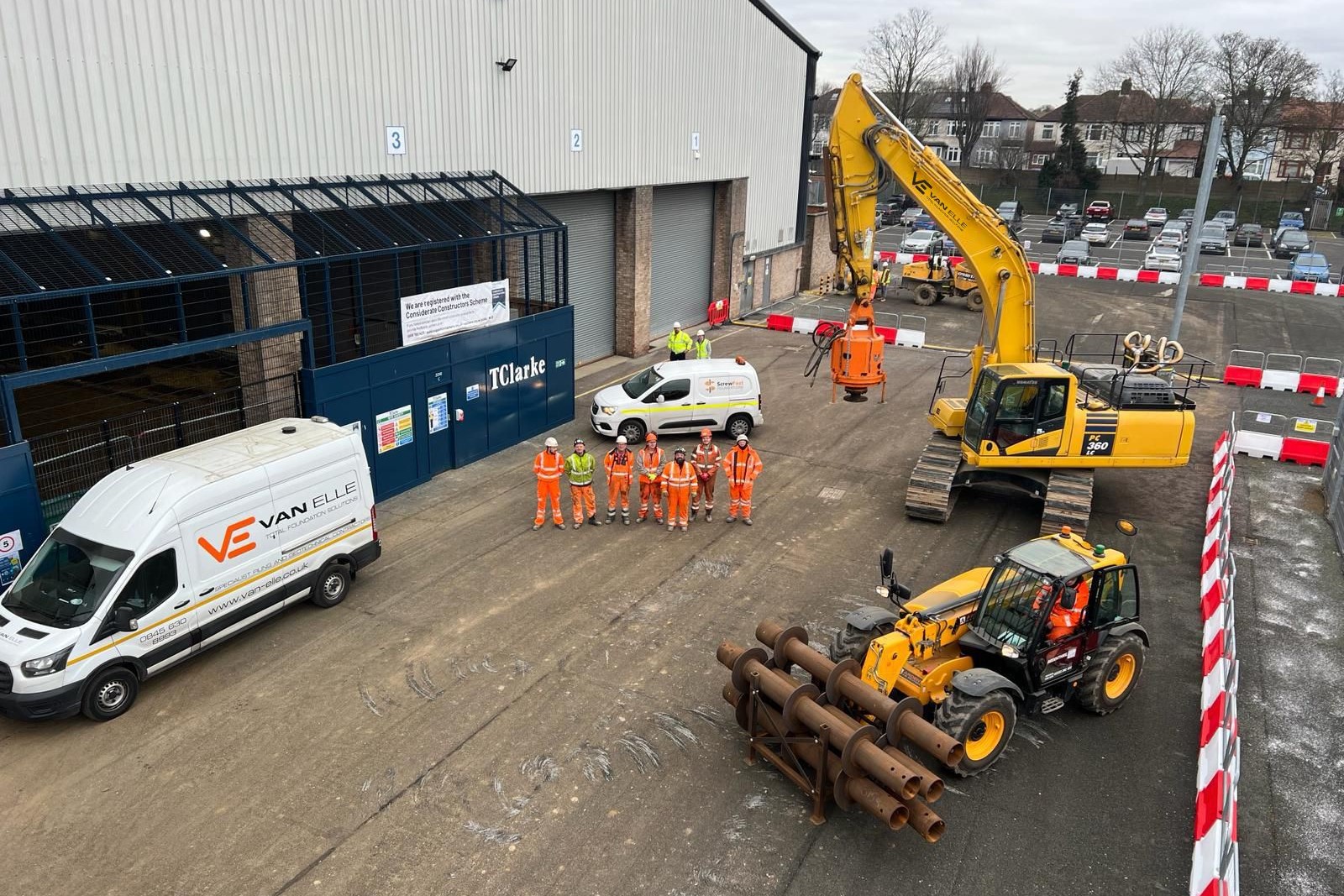 Van Elle subsidiary completes UK's largest indoor helical piling ...
