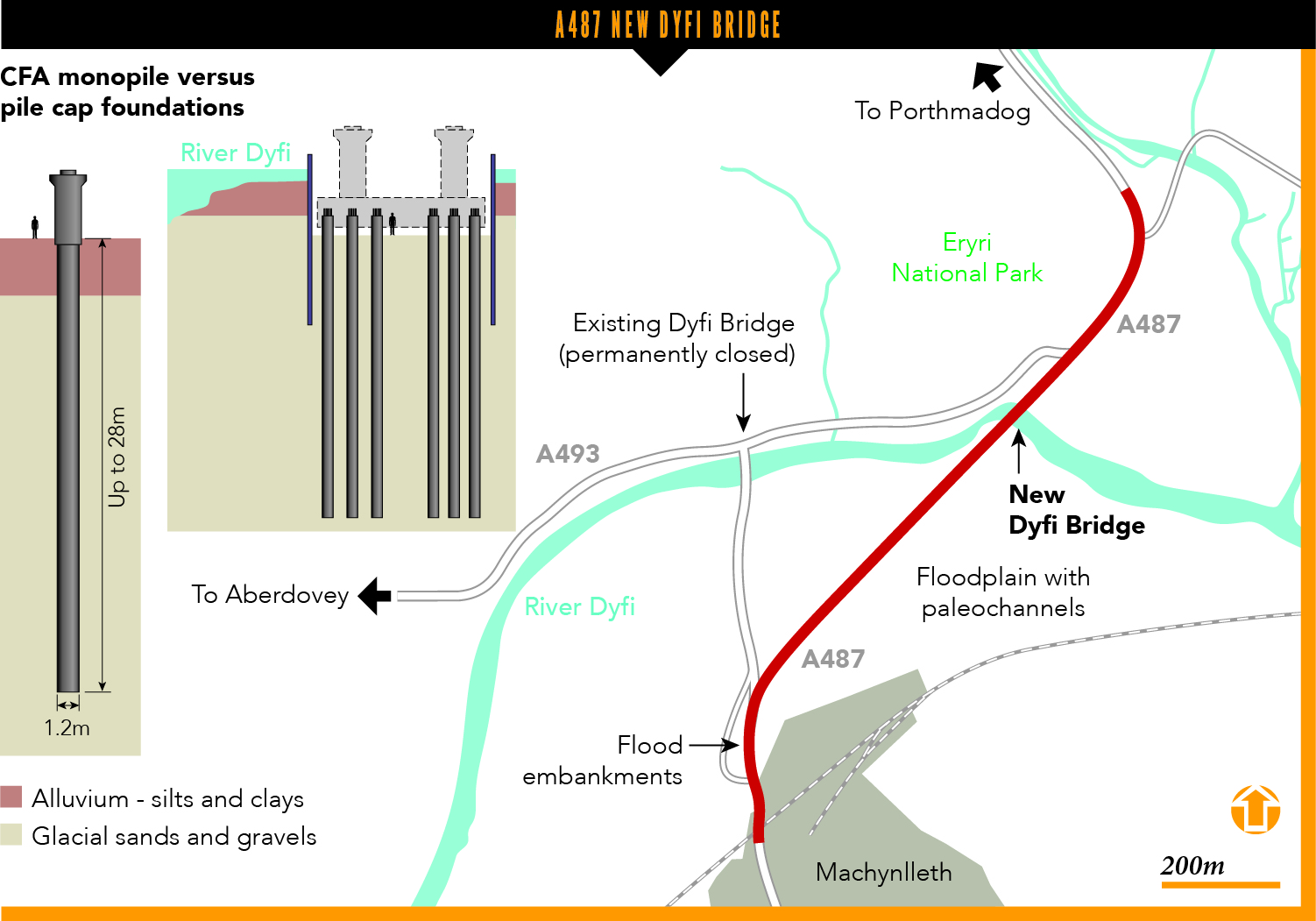 Flood protection: A487 New Dyfi Bridge forms road to resilience ...