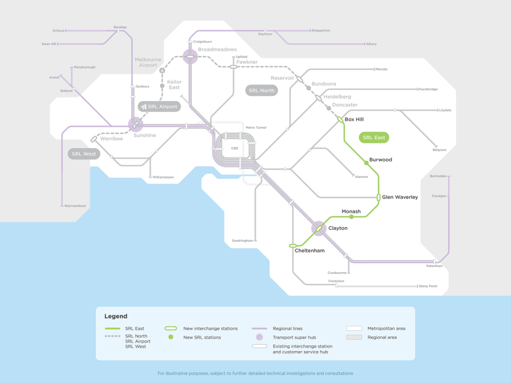 Suburban Rail Loop East names preferred bidder for north tunnels ...