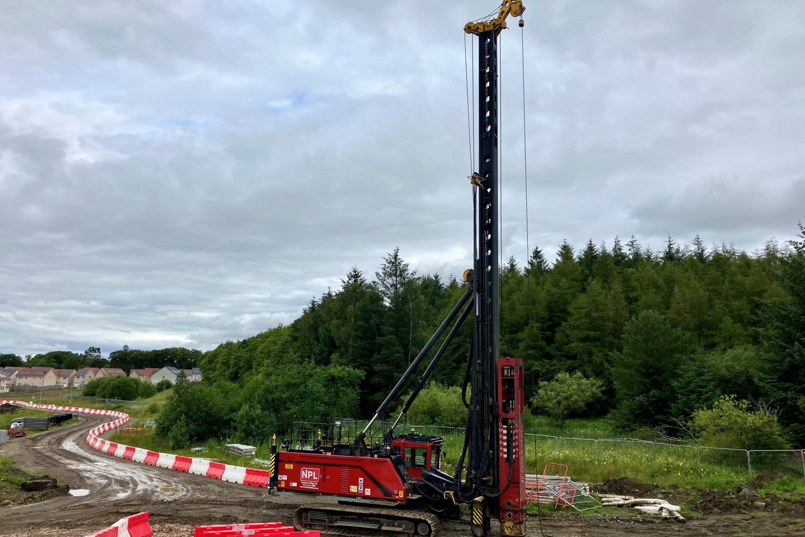 Piling underway for relocated South Lanarkshire railway station ...