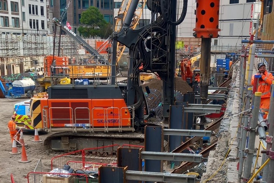Robust excavation support for construction of new City of London towers ...