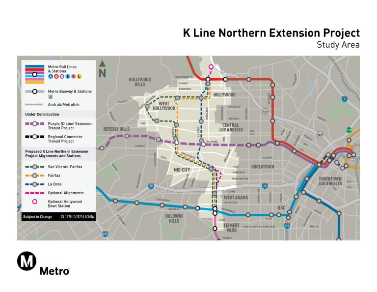 Los Angeles metro extension to connect major rail lines moves forward ...