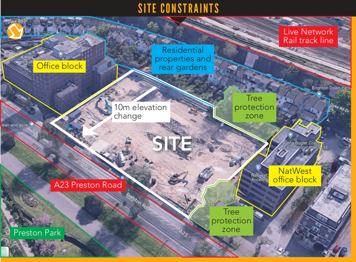 Underground structures | Designing out piles on a Brighton basement in ...