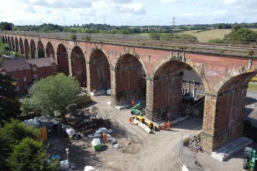 Roger Bullivant installs jack piles to support historic rail viaduct ...