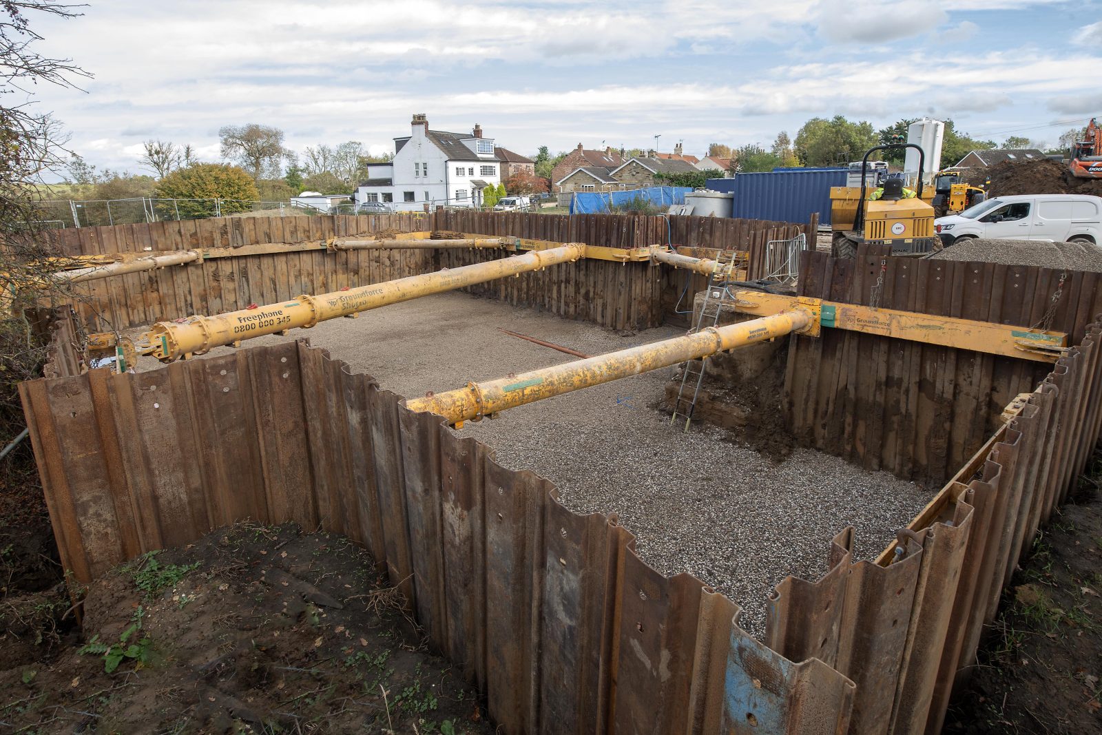 Support for complex excavation on North Yorkshire housing project ...