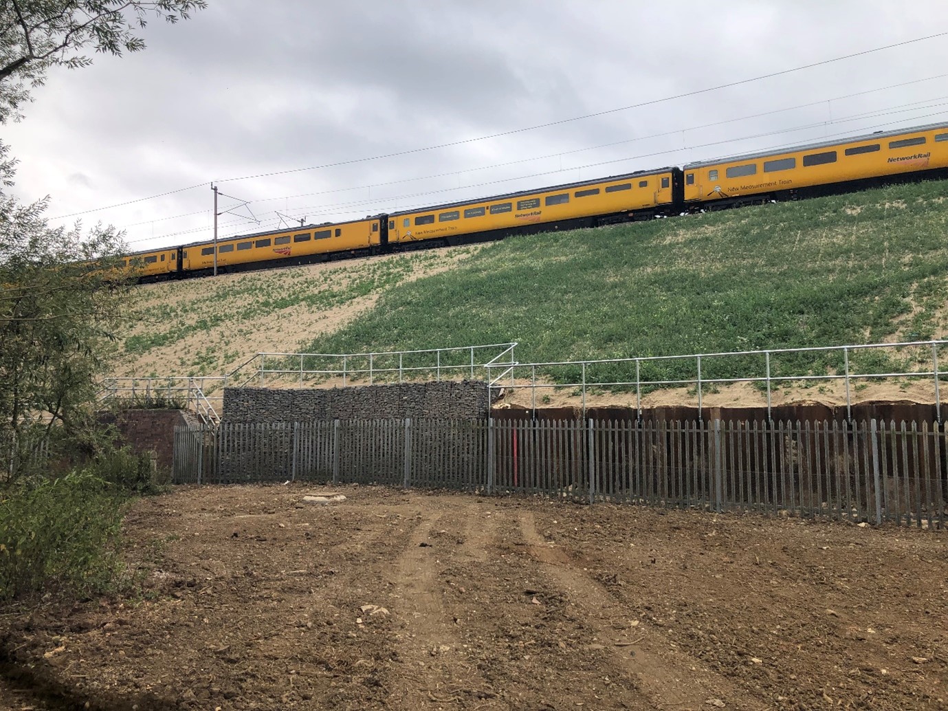 Blisworth embankment upgraded to enhance railway safety | Ground ...