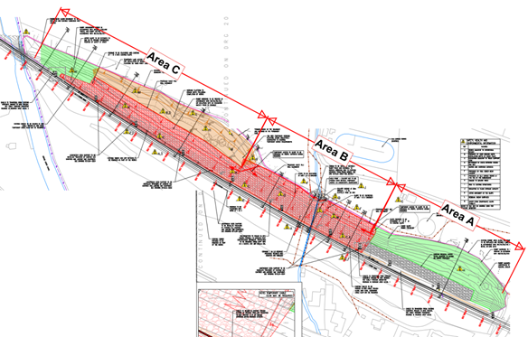 Blisworth embankment upgraded to enhance railway safety | Ground ...