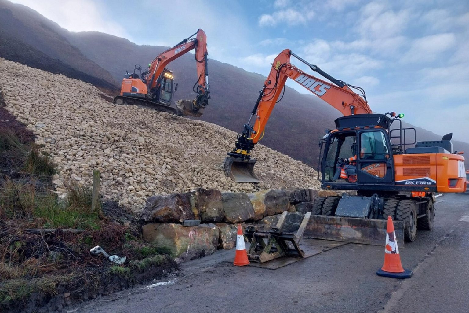Landslide-hit Kex Gill road reopens early after 2,000t of debris ...