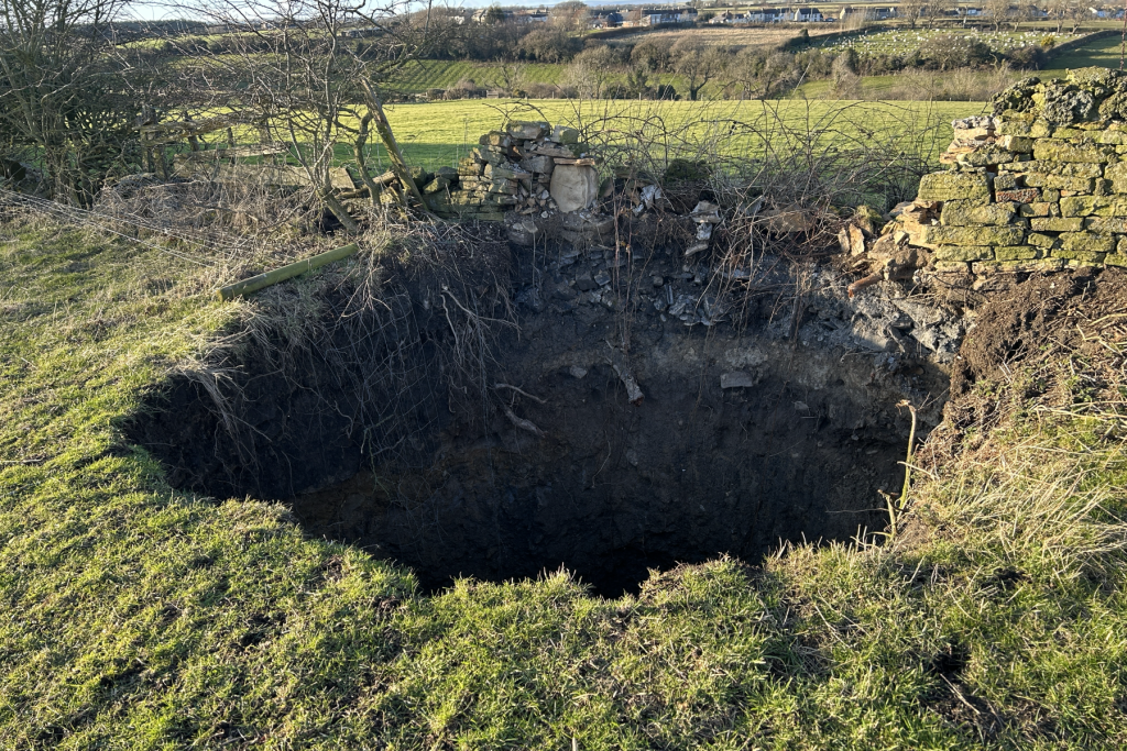 MRA fills 200-year-old deep mine shaft in County Durham