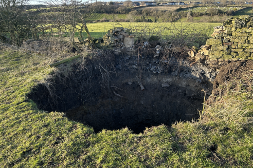 MRA fills 200-year-old deep mine shaft in County Durham