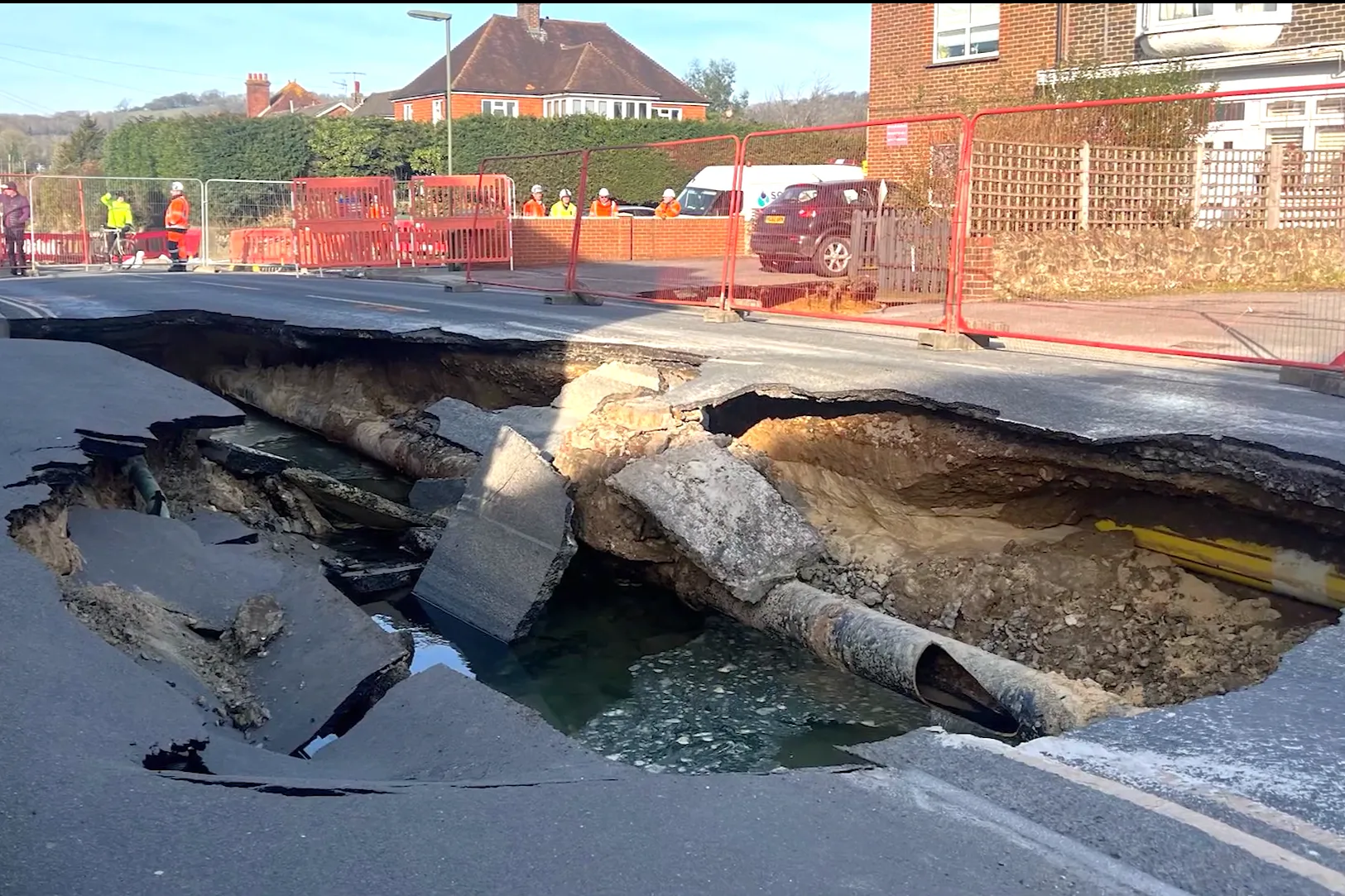 Godstone ‘sinkhole’ prompts discussion on historical sand mines under ...