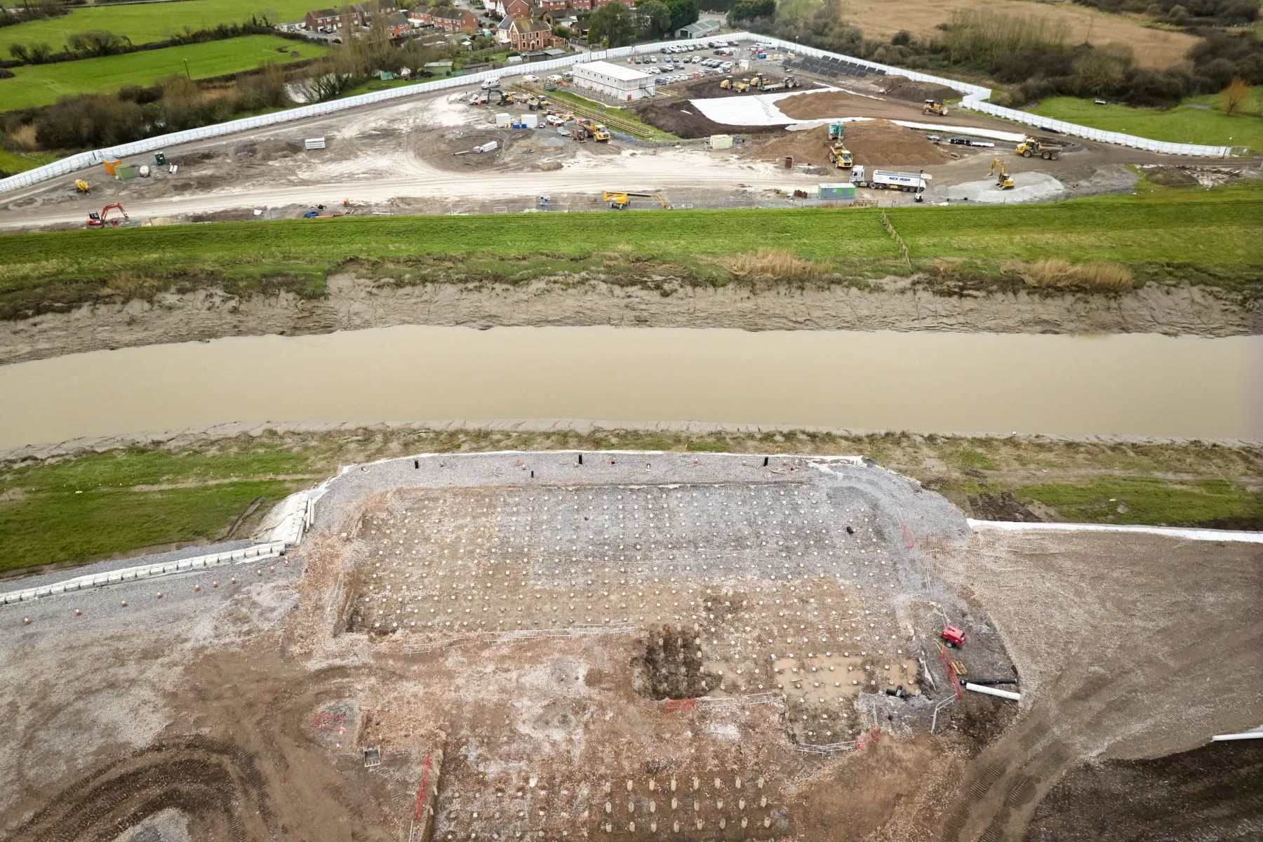 Bridgwater tidal barrier: Jack up barge arrival marks major ...