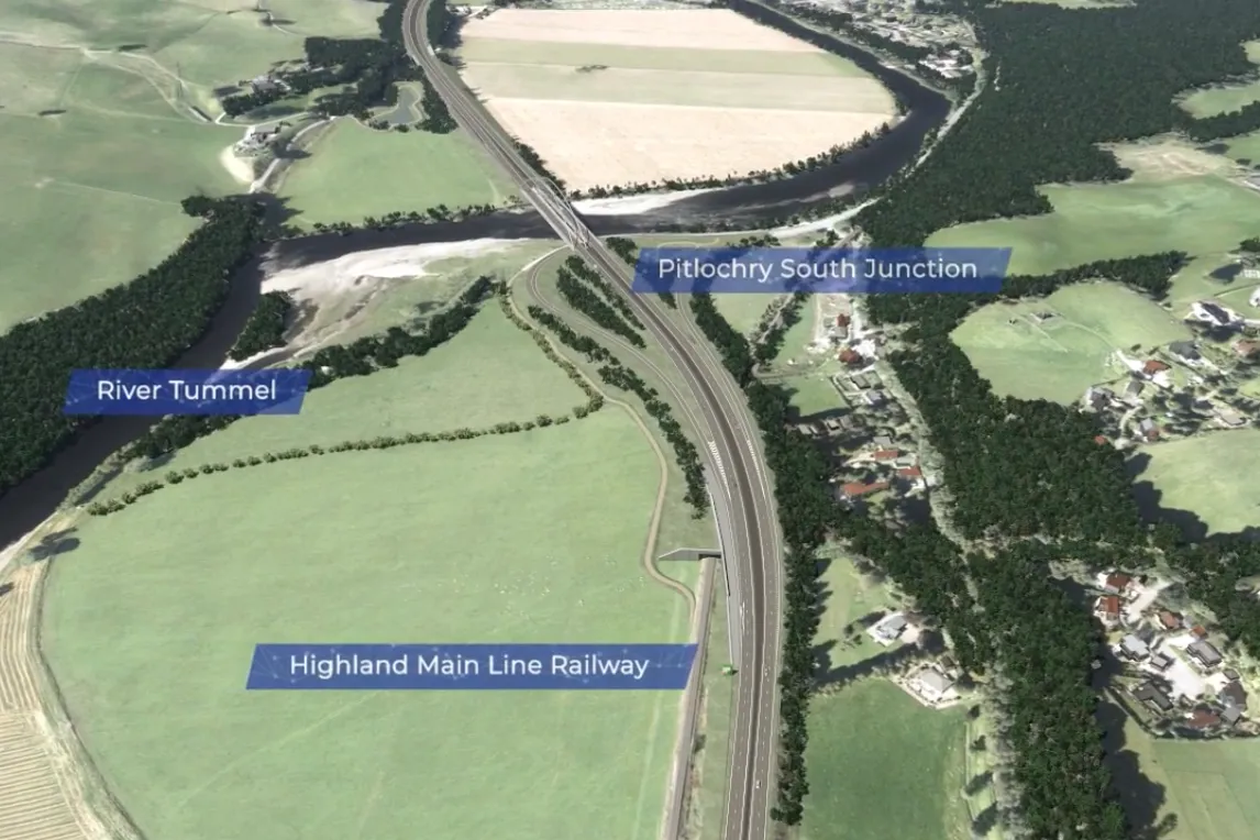 A9 Dualling: Pitlochry to Killiecrankie section tendered for £205M ...