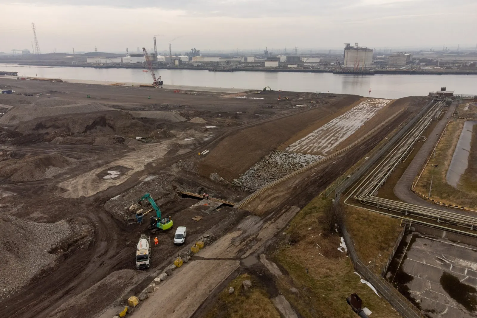 Major milestone reached in Teesworks watercourse construction | Ground ...