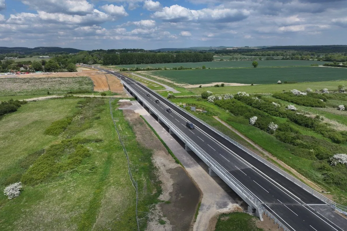 Lyminster Bypass opens after complex floodplain construction | Ground ...